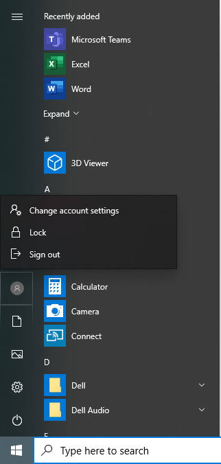 How to lock your PC – Alpha Schools IT Helpdesk